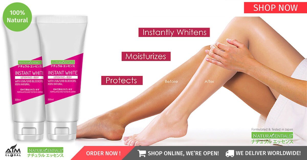Instant White Face+Body Lotion - AIM Global Online HQ | AIMGLOBALHQCOM